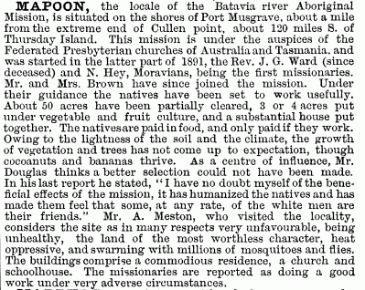 Mapoon Aboriginal Shire Council | Queensland Places